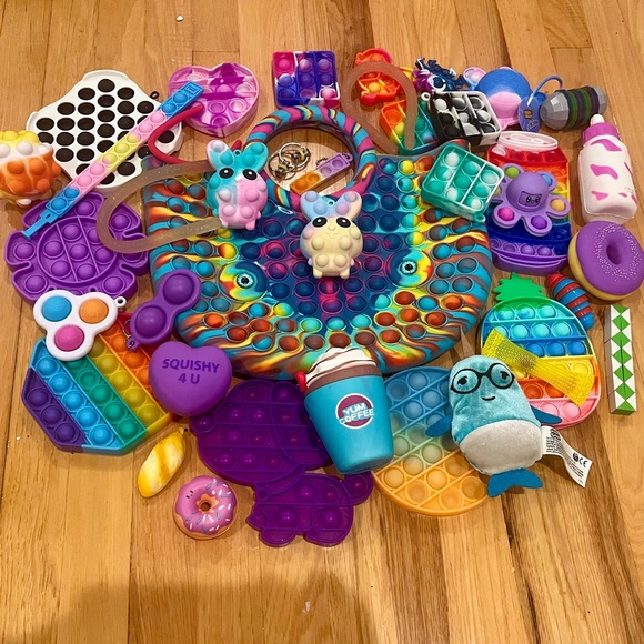 Toys | Fidgets Vibrant Pop Toy Set For Kids | Poshmark